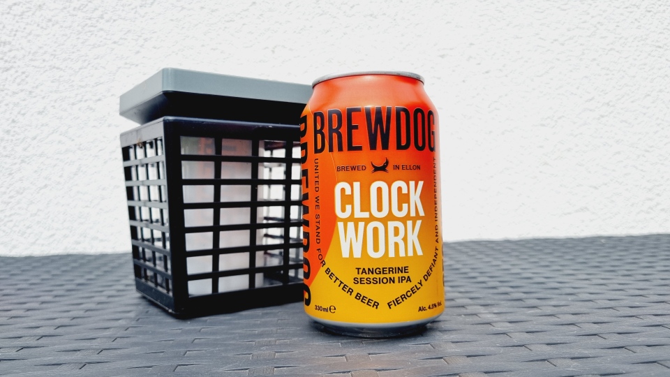 Brewdog Clockwork Work Tangerine Session IPA - Bierwertung.de