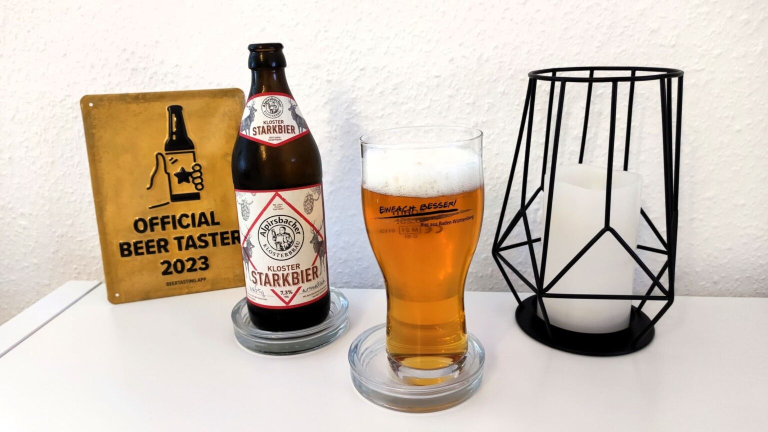 Alpirsbacher Kloster Starkbier: Test und Bewertung » Bierwertung.de
