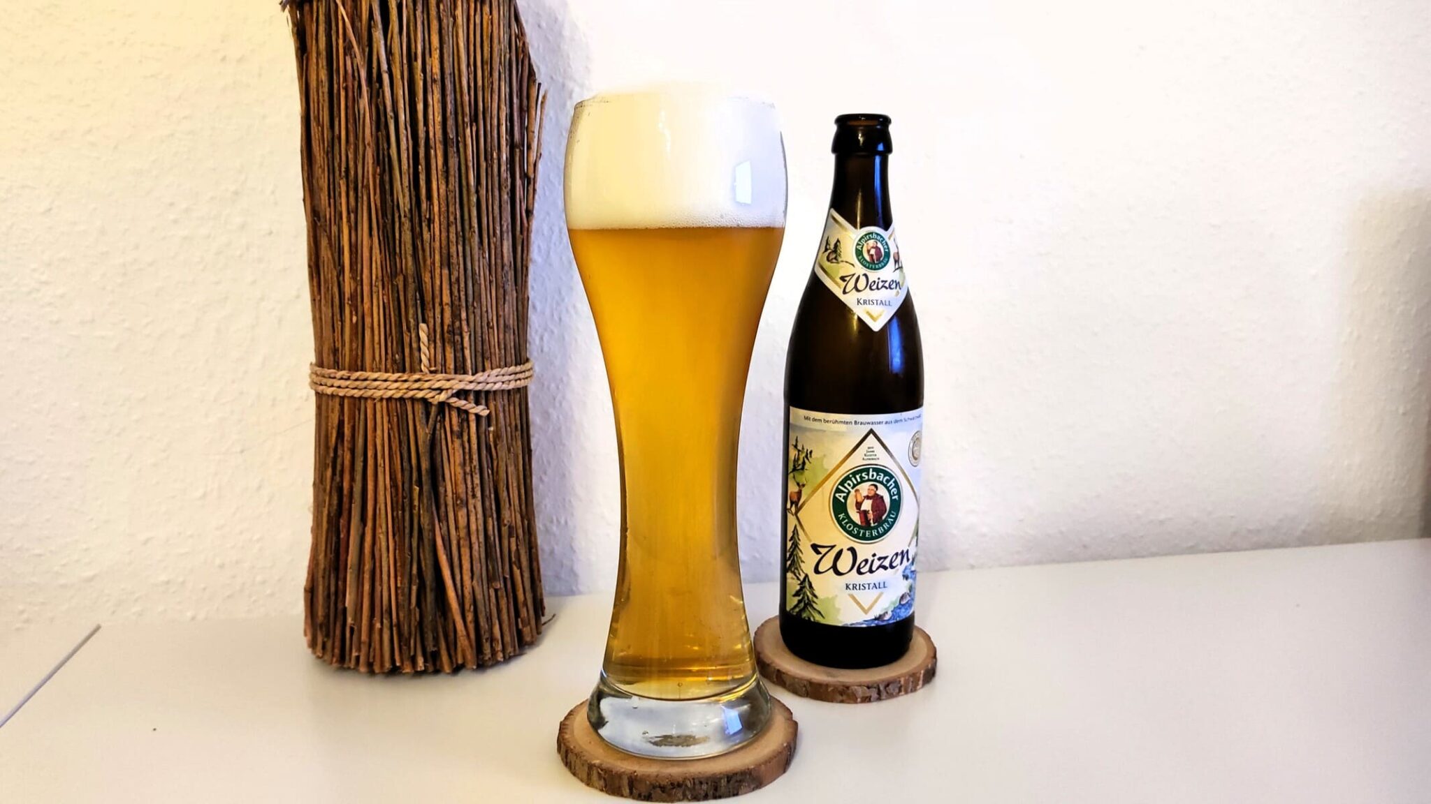 Alpirsbacher Weizen Kristall: Test und Bewertung » Bierwertung.de