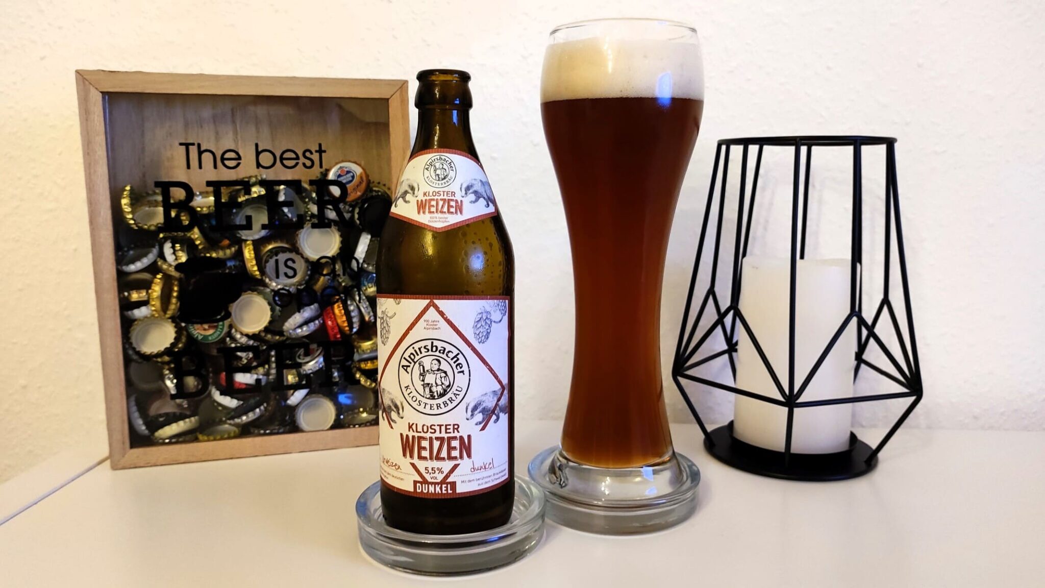 Alpirsbacher Kloster Weizen Dunkel: Test und Bewertung » Bierwertung.de