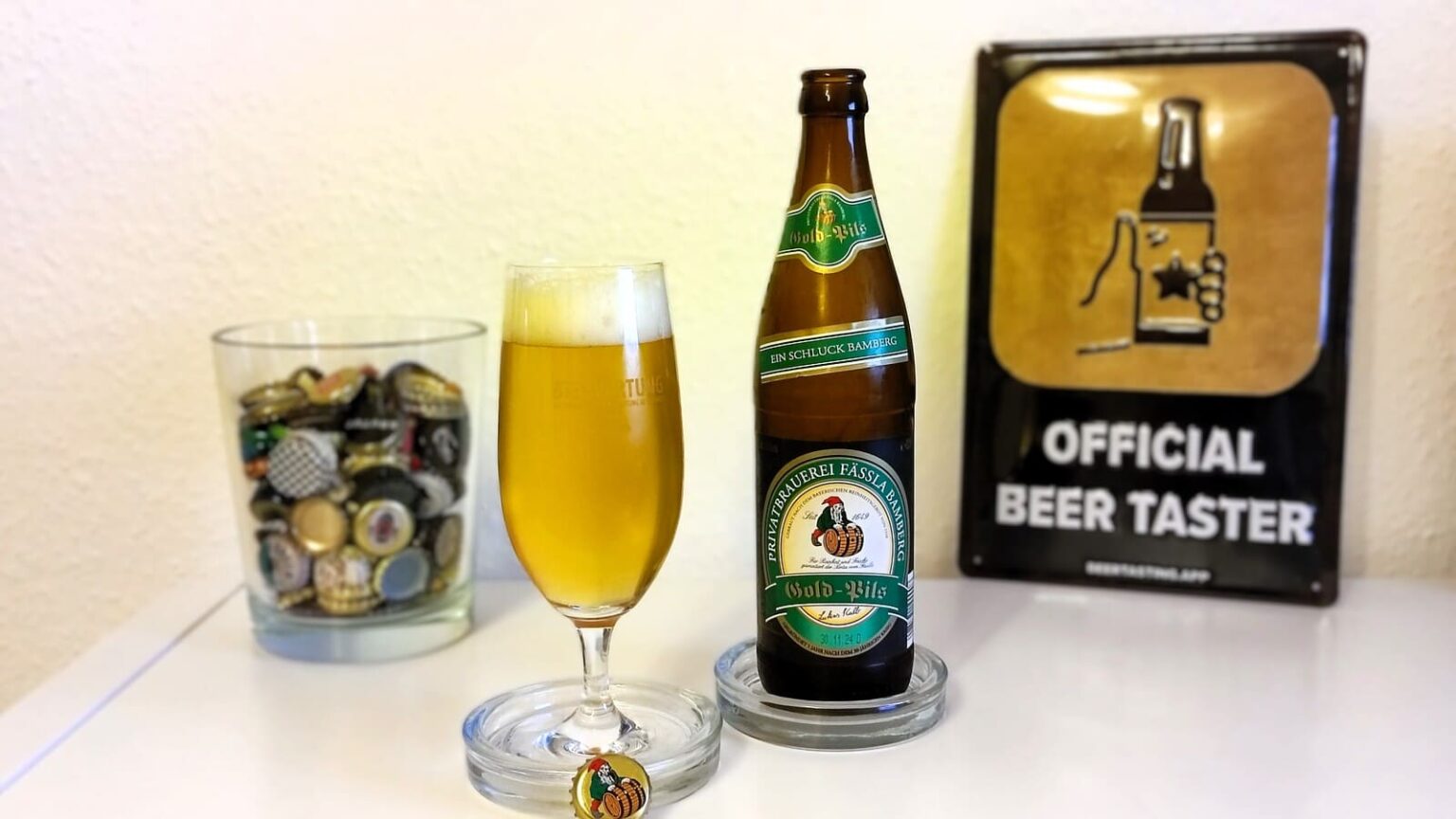 Brauerei Fässla Gold-Pils: Test und Bewertung » Bierwertung.de
